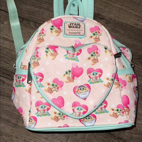Loungefly | Accessories | Loungefly Pink And Green Kawaii Mini Backpack ...